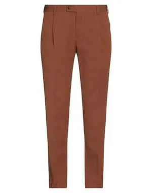 DANIELE ALESSANDRINI Pants Size Polyester, Elastane - Brown