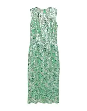 Dolce & Gabbana Midi Dress In Cotton, Viscose, And Polyamide