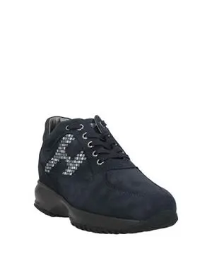Hogan Low-top Leather Sneakers - Navy