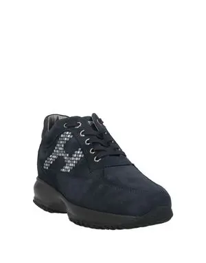 Hogan Low-top Leather Sneakers - Navy