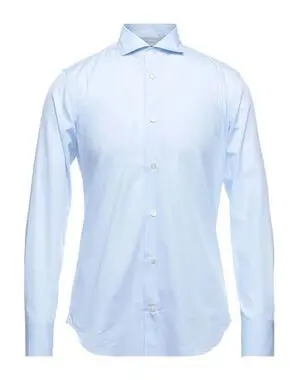 Eleventy Shirt Size Cotton - Sky Blue