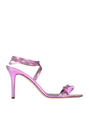 Isabel Marant Étoile Goat Skin Sandals With Bow Detailing - Fuchsia