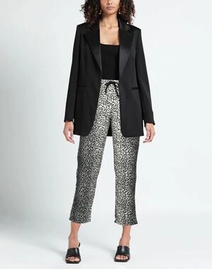 Majestic Filatures Viscose Elastane Animal Print Straight Leg Pants