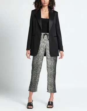Majestic Filatures Viscose Elastane Animal Print Straight Leg Pants