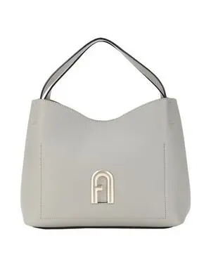Furla Primula S Hobo - Vitello St. Daino New Woman Handbag Brick Red Size - Soft Leather Grey