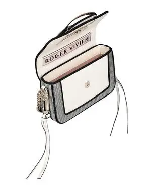 ROGER VIVIER Crossbody Flap Bag - White