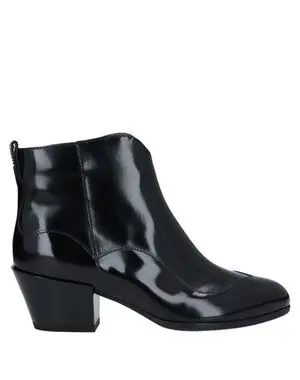 Hogan Leather Ankle Boots