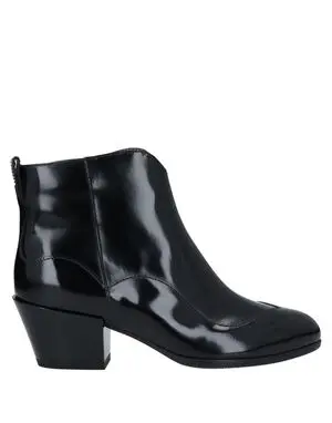Hogan Leather Ankle Boots