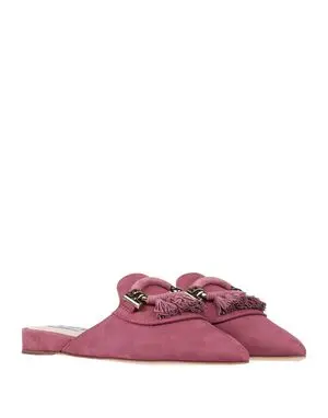 TOD'S Leather Mules & Clogs - Purple