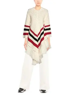 Red Valentino Virgin Wool Striped Sweater