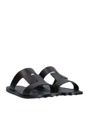 TOD'S Leather Sandals - Dark Brown