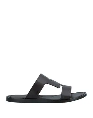 TOD'S Leather Sandals - Dark Brown