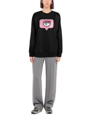 CHIARA FERRAGNI Sweatshirt Size Polyester, Cotton