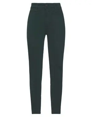 High Tapered Gabardine Pants - Green
