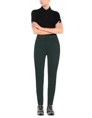 High Tapered Gabardine Pants - Green