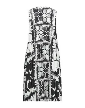 Red Valentino Midi Dress Polyester, Cotton