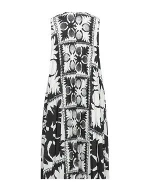 Red Valentino Midi Dress Polyester, Cotton