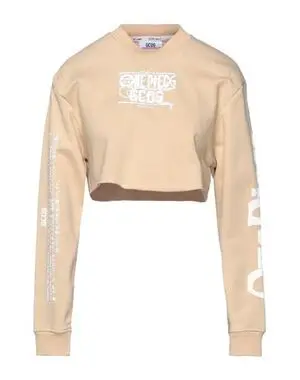 Gcds Cotton Sweatshirt - Beige