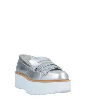 Hogan Leather Loafers With Fringe