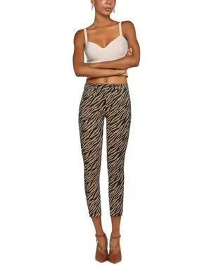 MASON'S Zebra Print Cropped Pants
