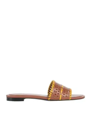 TOD'S Leather Sandals - Brown