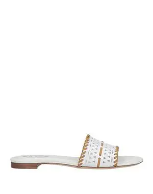 TOD'S TOD'S Leather Sandals White