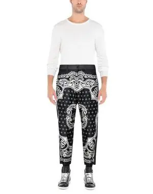 Dolce & Gabbana Paisley Print Silk Blend Tapered Leg Pants
