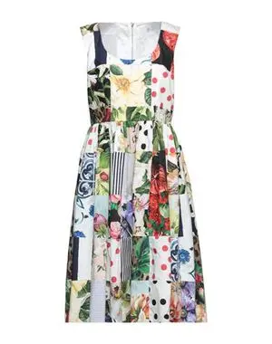 Dolce & Gabbana Midi Floral-print Cotton Dress