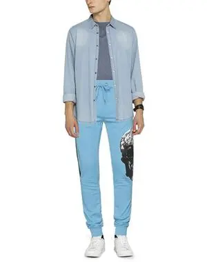 Philipp Plein Pants Cotton - Blue