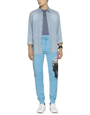 Philipp Plein Pants Cotton - Blue