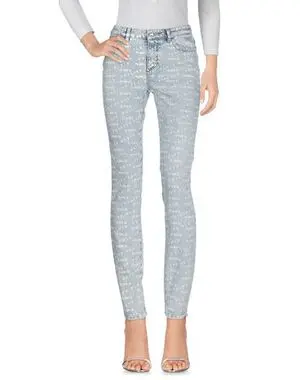 Philipp Plein Straight-leg Jeans With Leather Trims