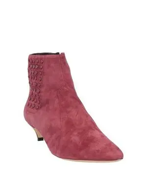 TOD'S Ankle Boots In Leather - Red