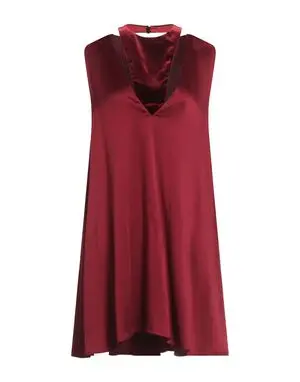 Valentino Garavani Mini Flared Dress - Burgundy