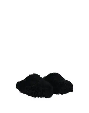 Marni Shearling Mules & Clogs - Black