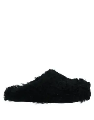 Marni Shearling Mules & Clogs - Black