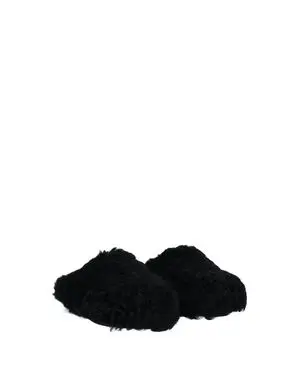 Marni Shearling Mules & Clogs - Black