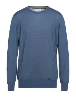 Brunello Cucinelli Cashmere And Silk Sweater Blue