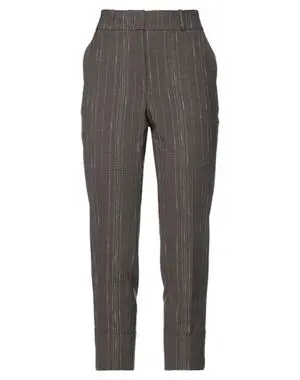Peserico Tapered Striped Pants - Brown