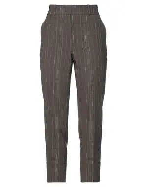 Peserico Tapered Striped Pants - Brown