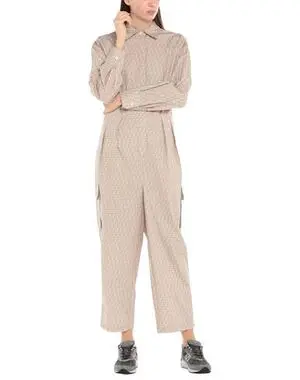 Erika Cavallini Cotton Jumpsuit - Beige