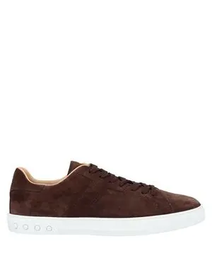 TOD'S Dark Leather Low-top Sneakers