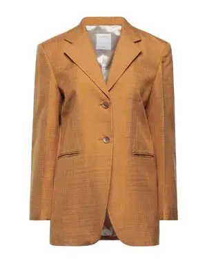 Sandro Viscose-cotton Blazer - Ocher