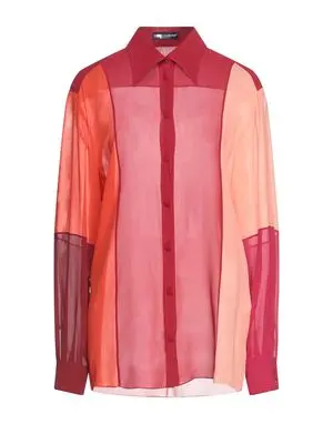Dolce & Gabbana Silk Crepe Shirt - Red
