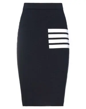 Thom Browne Midi Pencil Skirt Blue