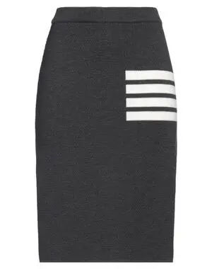 Thom Browne Midi Pencil Skirt - Grey