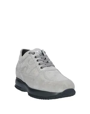 Hogan Soft Leather Sneakers - Light Grey