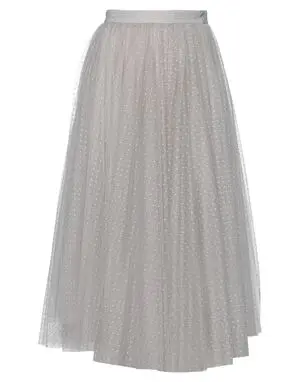 Elisabetta Franchi Midi Flared Tulle Skirt