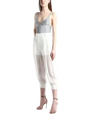 Emilio Pucci Tapered Silk Pants - White