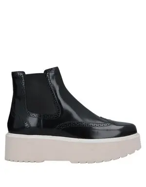 Hogan Leather Ankle Boots