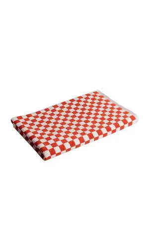 BAINA Beppu Bath Mat In Red - Paloma Sun & Ecru